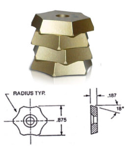 6 Sided Scarfing Tool - Kent Corp